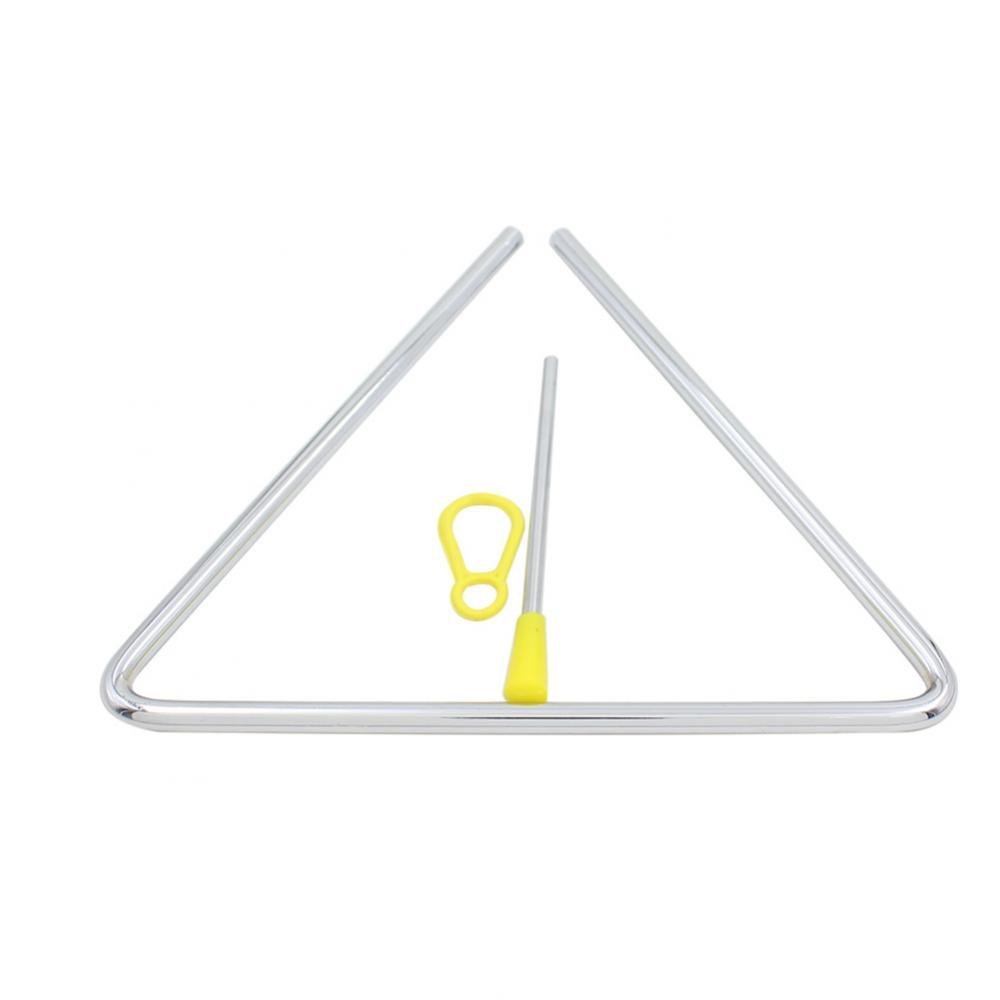 Music Triangle, Children Music Enlightenment Musical Percussion Instrument Steel Triangle with Striker(8inches)