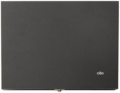 Cilio Piave Brushed Stainless Steel Cheese Knife in Wooden Box, Set of 4