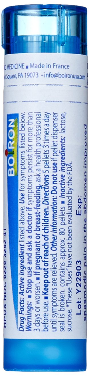 Boiron Magnesia Phosphorica 30C (Pack of 5), Homeopathic Medicine for Abdominal Pain