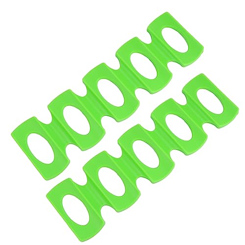 EXQUIMEUBLE 2pcs Wine Bottle mat Refrigerator Beverage Rack can Stacking mat Bottle can Stacker Foldable Storage Shelves Bottle Dispenser Bottle Stacking Mat Bottle Rack Beer Silica Gel