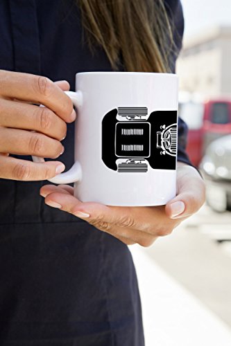 KillerBeeMoto: 11 Oz Coffee Mug With Vintage Italian Open Wheeled Race Car