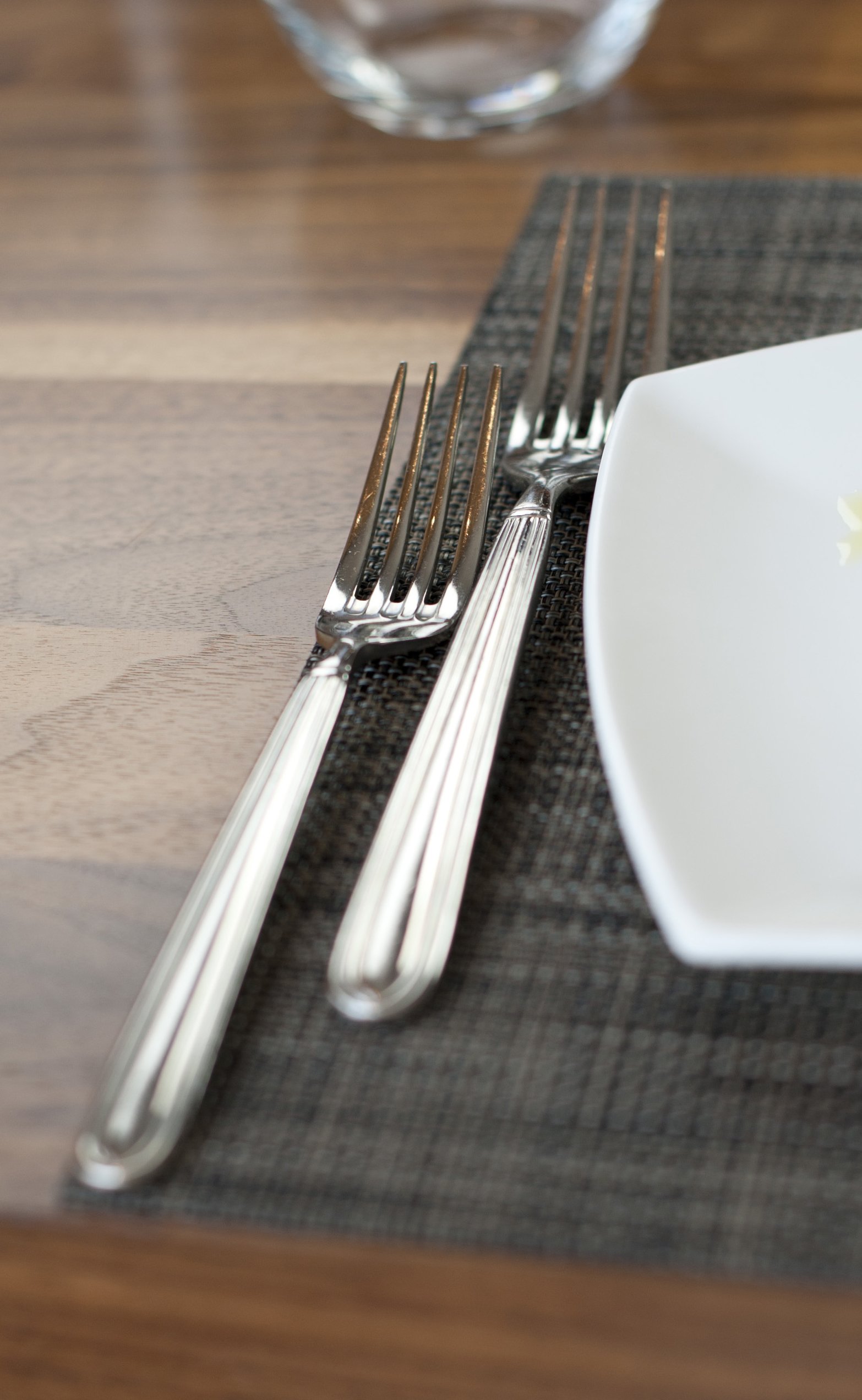 Fortessa Metropolitan 18/10 Stainless Steel Flatware Table Fork, Set of 12