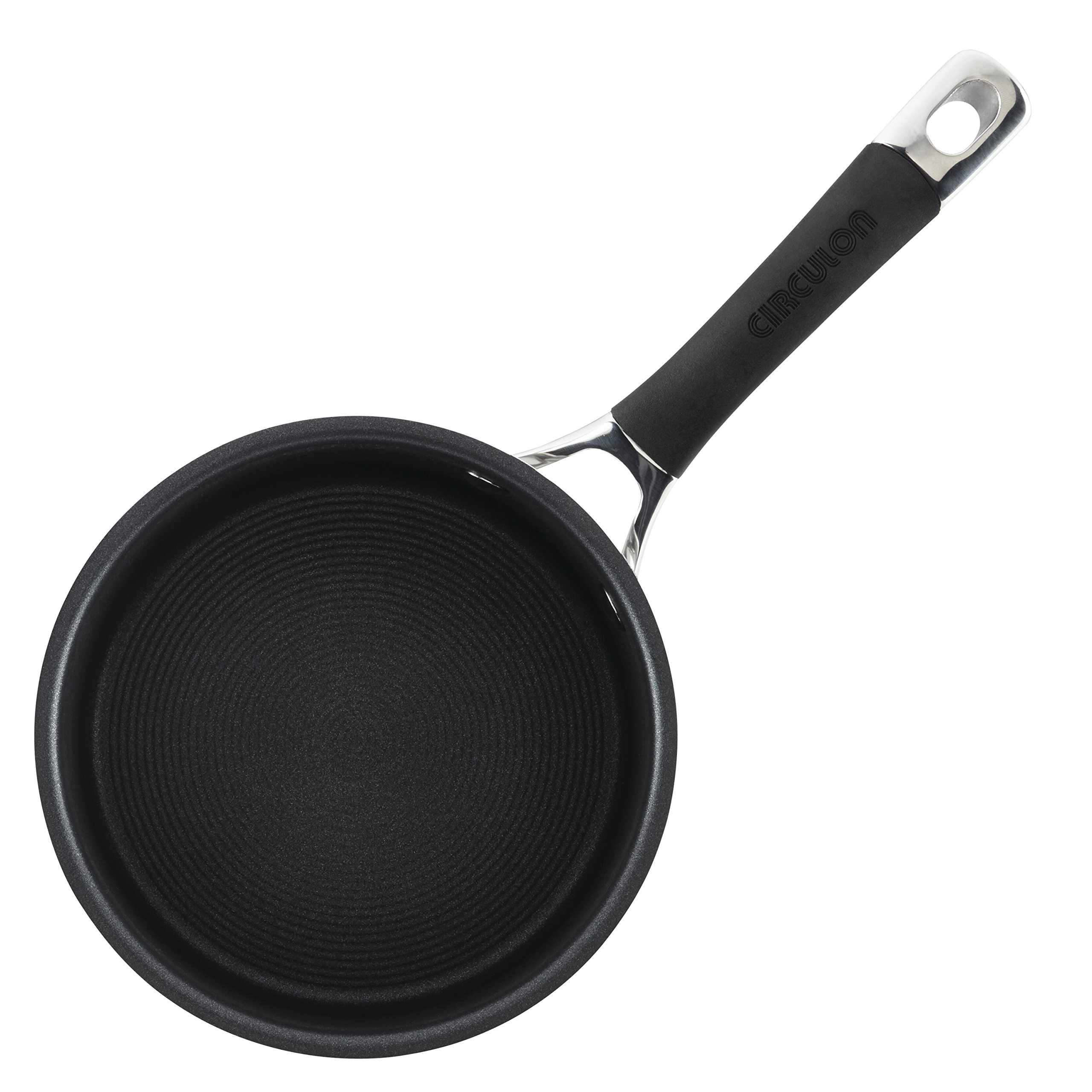 Circulon Momentum Stainless Steel Sauce Pan/Saucepan with Lid, 2 Quart, Silver