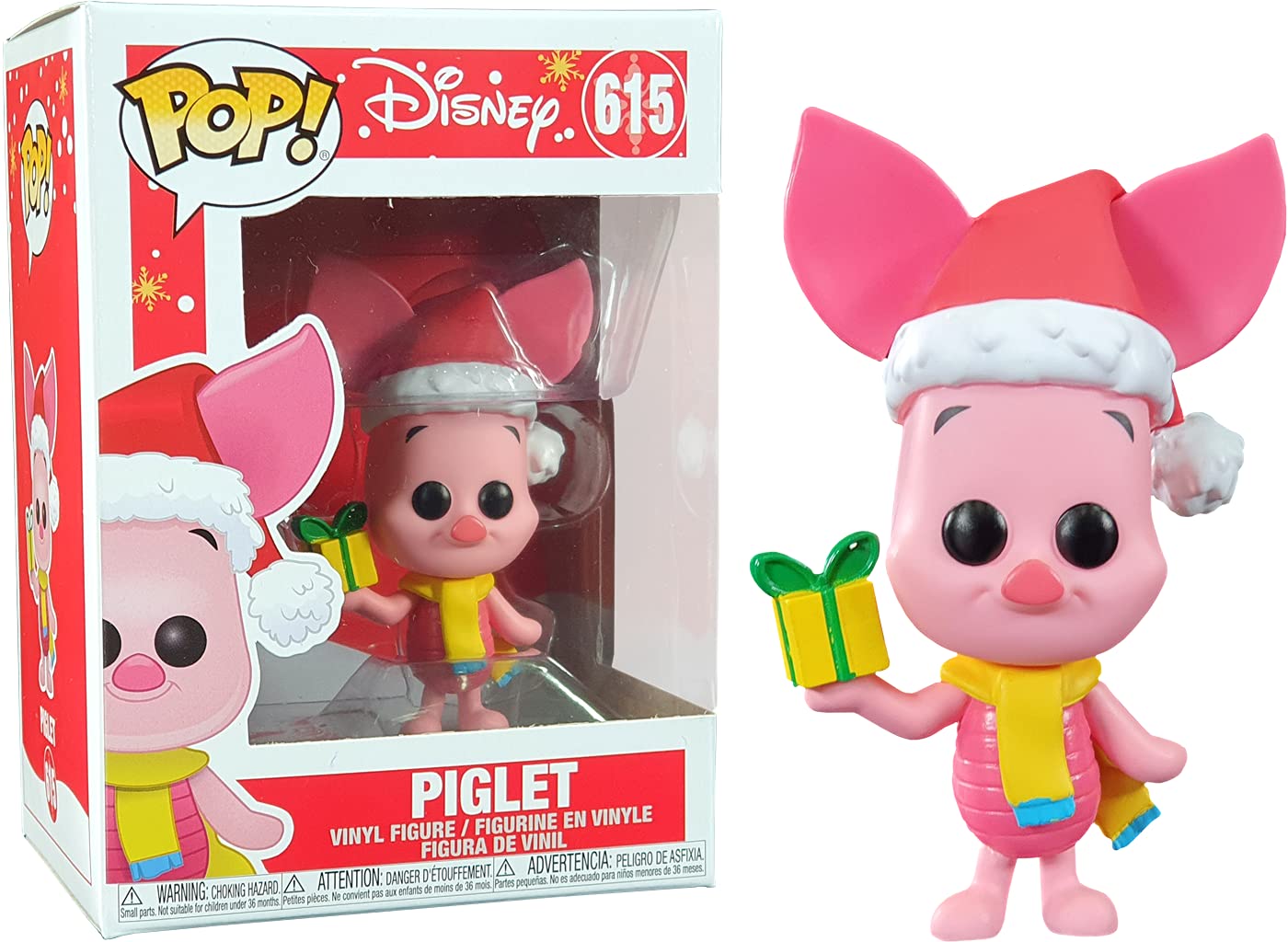 Funko 43330 POP. Vinyl Disney: Holiday-Piglet Collectible Figure, Multicolor