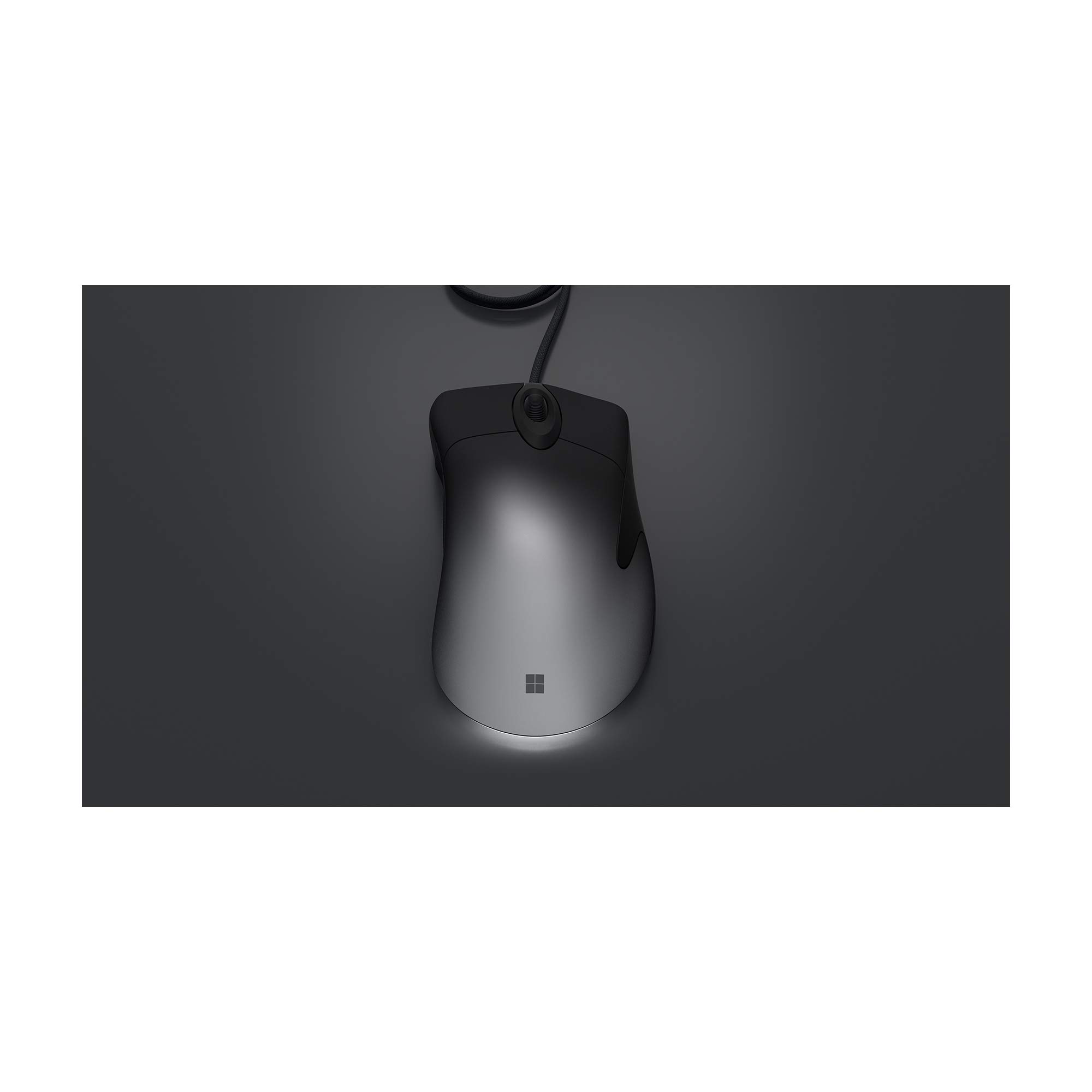 Microsoft Pro Intellimouse β Dark Shadow. Comfortable Ergonomic Design with 2 Customizable Buttons, Wired, USB, Gaming Mouse for PC/Laptop/Desktop