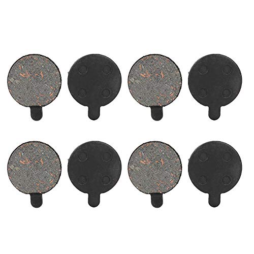 Brake Pads, Semi Metal Bike Brake Pads 4 Pairs Brake Disc Rotor Pad for 10inch Electric Scooter