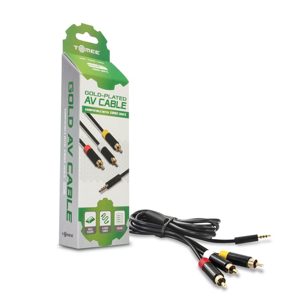 Tomee Gold-Plated AV Cable for Xbox 360 E