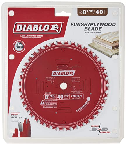 Freud 8-1/4-Inch 40 Tooth ATB Finishing Saw Blade