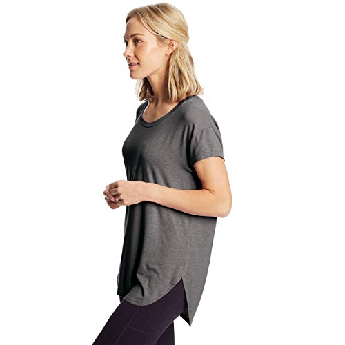 C9 Champion womens Active Tee T Shirt, Ebony Heather, Small US