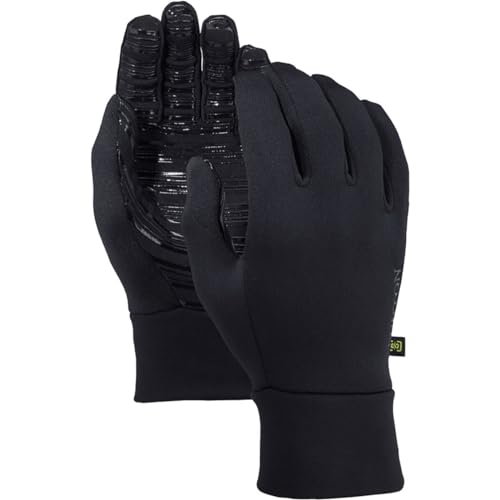 Burton Standard Power Stretch Glove Liner, True Black, Medium Large