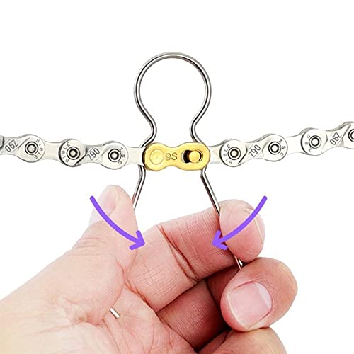 Chain Connector 2 Pieces Portable Quick Link Connector Mountain Bike Road Bike Parts (Color : Single Speed Silver)