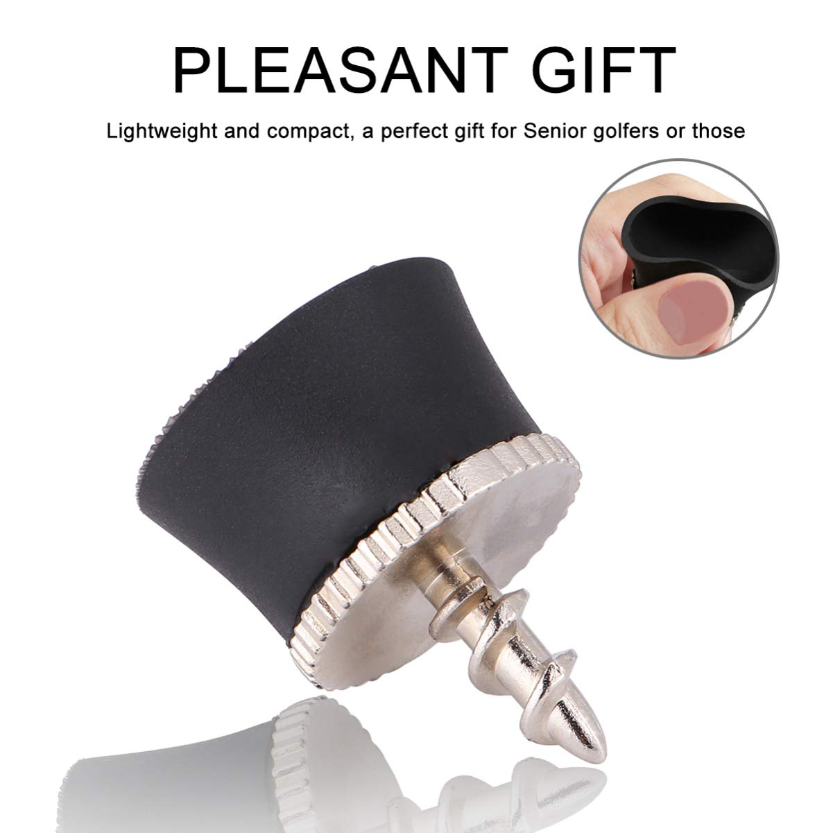BESPORTBLE Golf Ball Retriever Golf Ball Pick Up Sucker Tool Suction Cup for Putter Grip Golf Training Accessory