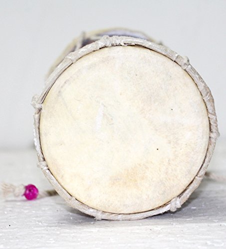 BIG SIZE HANDMADE WOODEN DAMRU OR DAMARU PERCUSSION INDIAN CLASSICAL INSTRUMENT
