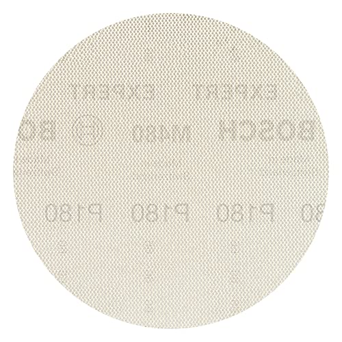 Bosch Professional 5x Expert M480 Sanding Net (Ø 125 mm, Grit 180, Accessories Random Orbital Sander)