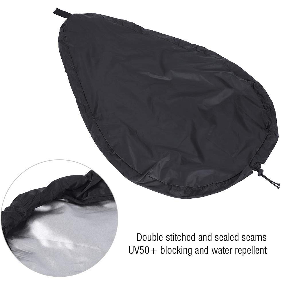 Canoe Cock,Universal Kayak Cockpit Cover,Kayak Cockpit Cover,Blocking Canoe Storage Dust Sunblock Cover Kayak Cockpit Protector for Fishing Boat,Rowing Shell & Paddle Board(L)