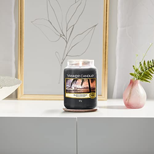 Yankee Candle 5038580013412 jar Large Black Coconut YSDBC2, one Size