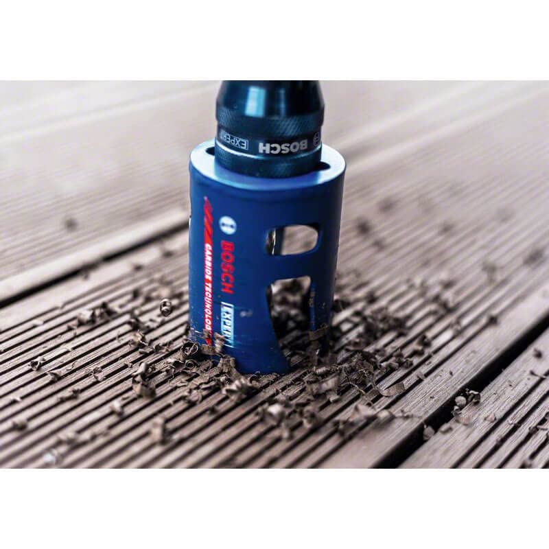 Bosch Professional 1x Expert Construction Material Hole Saw (Ø 35 mm, Accessories Rotary Impact Drill)