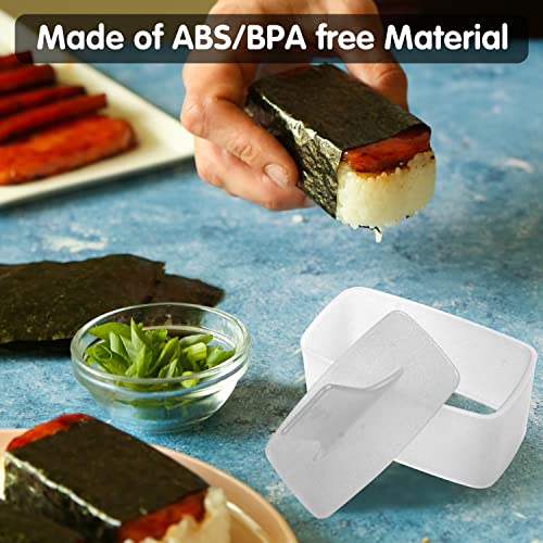 Spam Musubi Mold, 2 Pack Musubi Maker Press, Make Your Own Hawaiian Spam Musubi at Home, BPA Free, Non-Stick, The Original Musubi Mold Used in Hawaii restaurants !!!