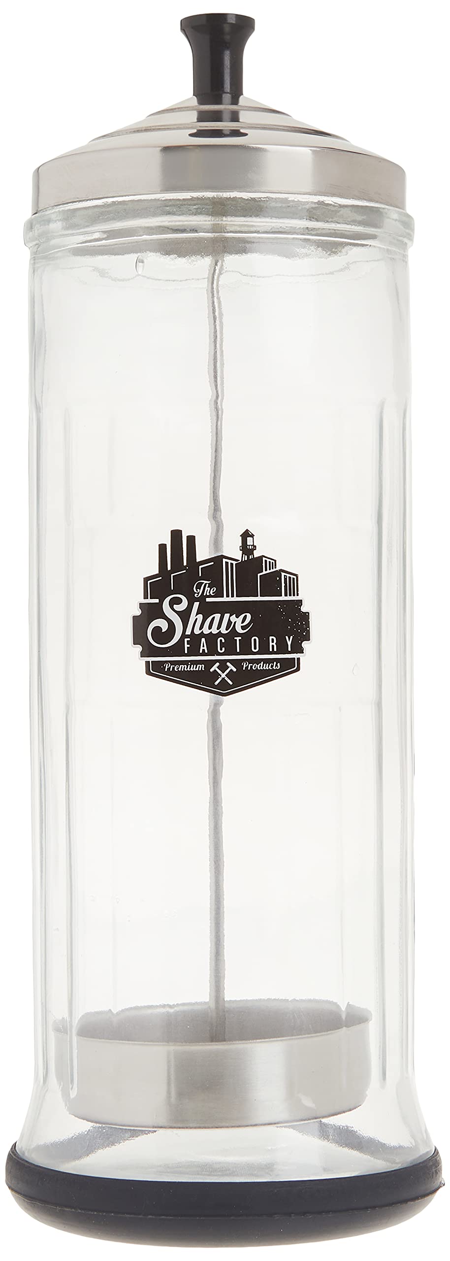Shaving Factory Professional Grade Disinfectant Jar, Large, 37 Ounce