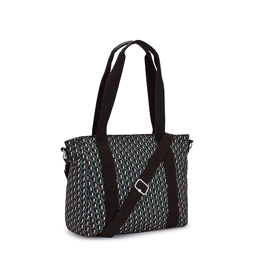Kipling Women's Asseni Small Tote, Versatile Lightweight Purse, Nylon Shoulder Bag, 3D K Pink
