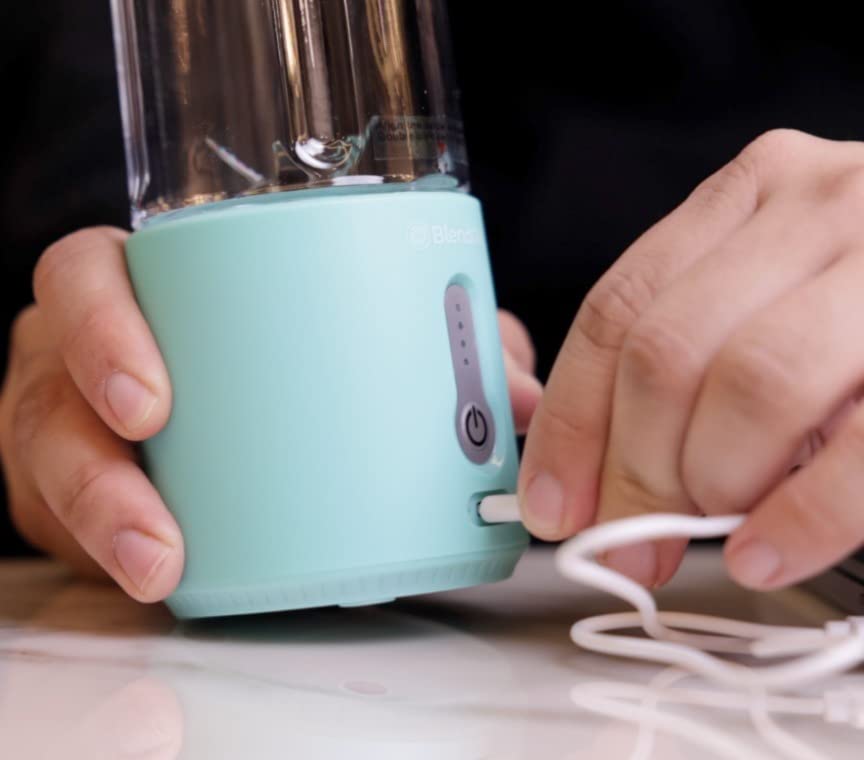 BlendAir Portable Blender - 500ml, Teal, USB Rechargeable, Powerful & Durable, Personal Blender for Smoothies, Soups, Sauces, Crushing Ice, Baby Food & More