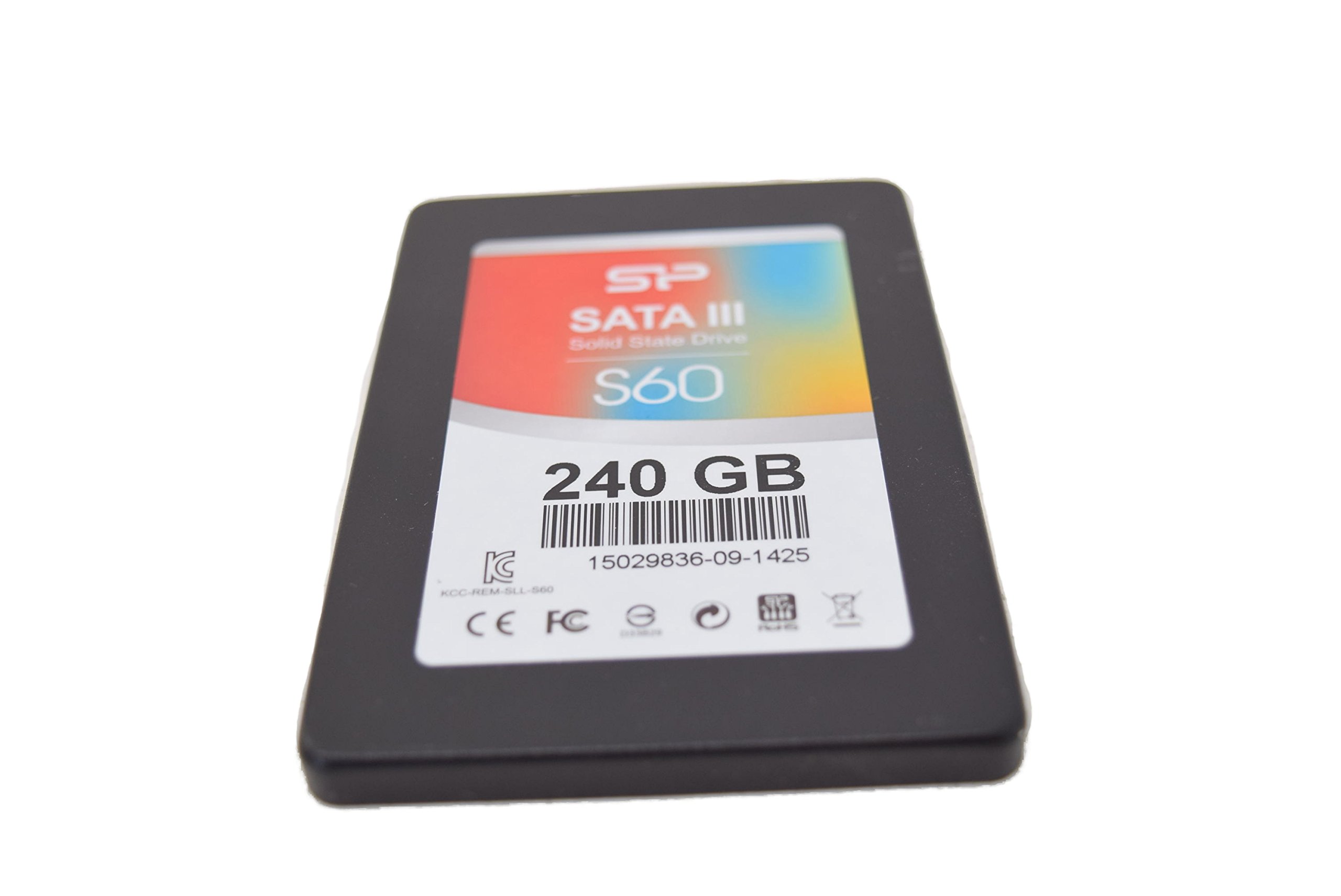Silicon Power 240GB S60 2.5" 7mm SATA III 6Gb/s Internal Solid State Drive (SP240GBSS3S60S25)