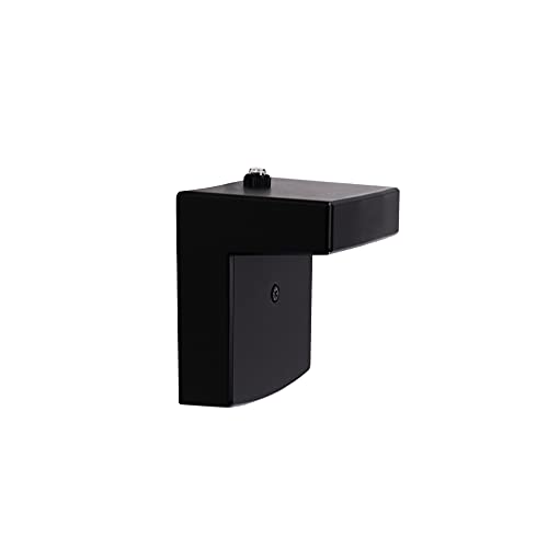 CORAMDEO 2 Pack LED Dusk to Dawn Modern Square Porch Light, Wall Sconce for Porch, Patio and More, Built in LED Gives 75W of Light, 600 LM, 4K Bright White, Wet Location, Black