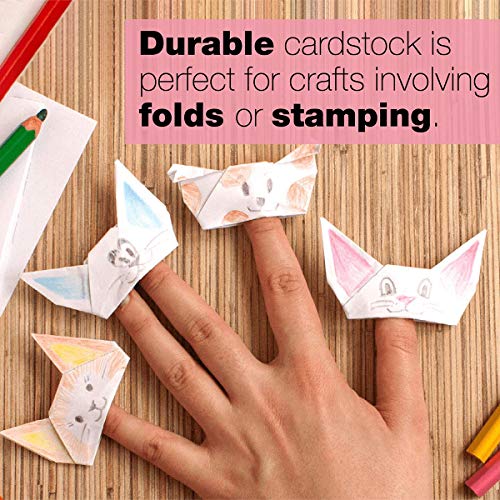 Springhill 8.5” x 11” Blue Colored Cardstock Paper, 90lb, 163gsm, 250 Sheets (1 Ream) – Premium Lightweight Cardstock, Printer Paper with Smooth Finish for Cards, Flyers, Scrapbooking & More – 085100R