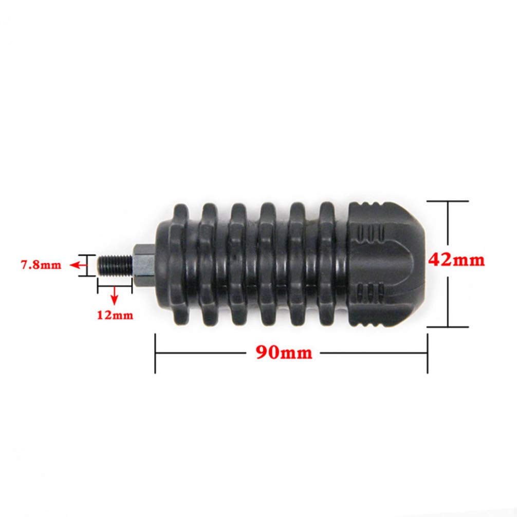 BESPORTBLE Sport Compound Recurve Bow Stabilizer Archery Rubber Reduce Shock Absorber (Black)