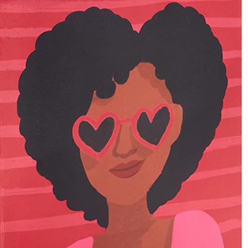 Hallmark Mahogany Valentine's Day 9" Medium Gift Bag Bundle (4 Bags: "Valentine Vibes," Hearts, Sweet on You") for Friends, Sisters, Galentines, Husband, Wife