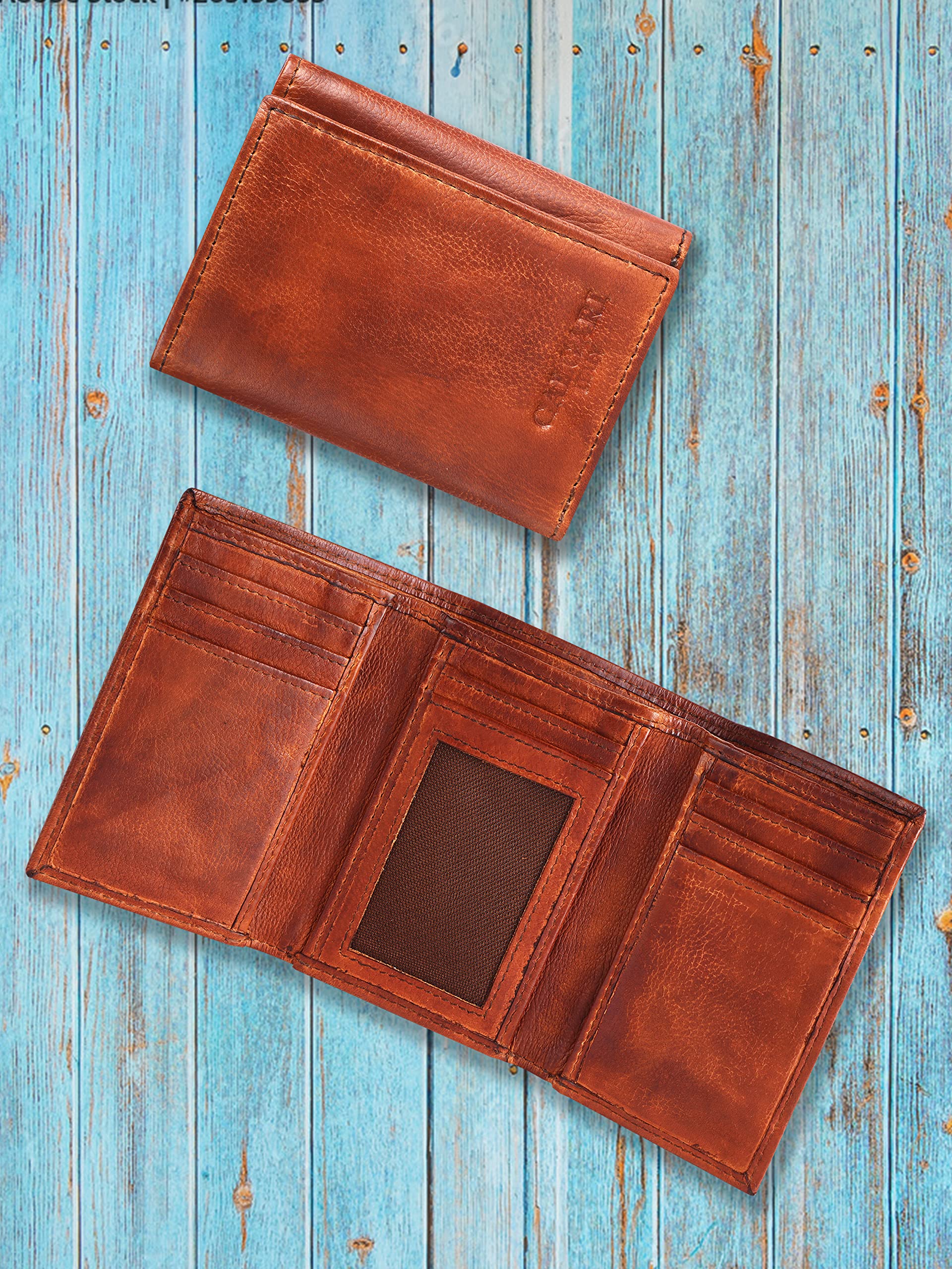 CALGARIยฎ Italian Luxury Leather Wallets For Men | Trifold