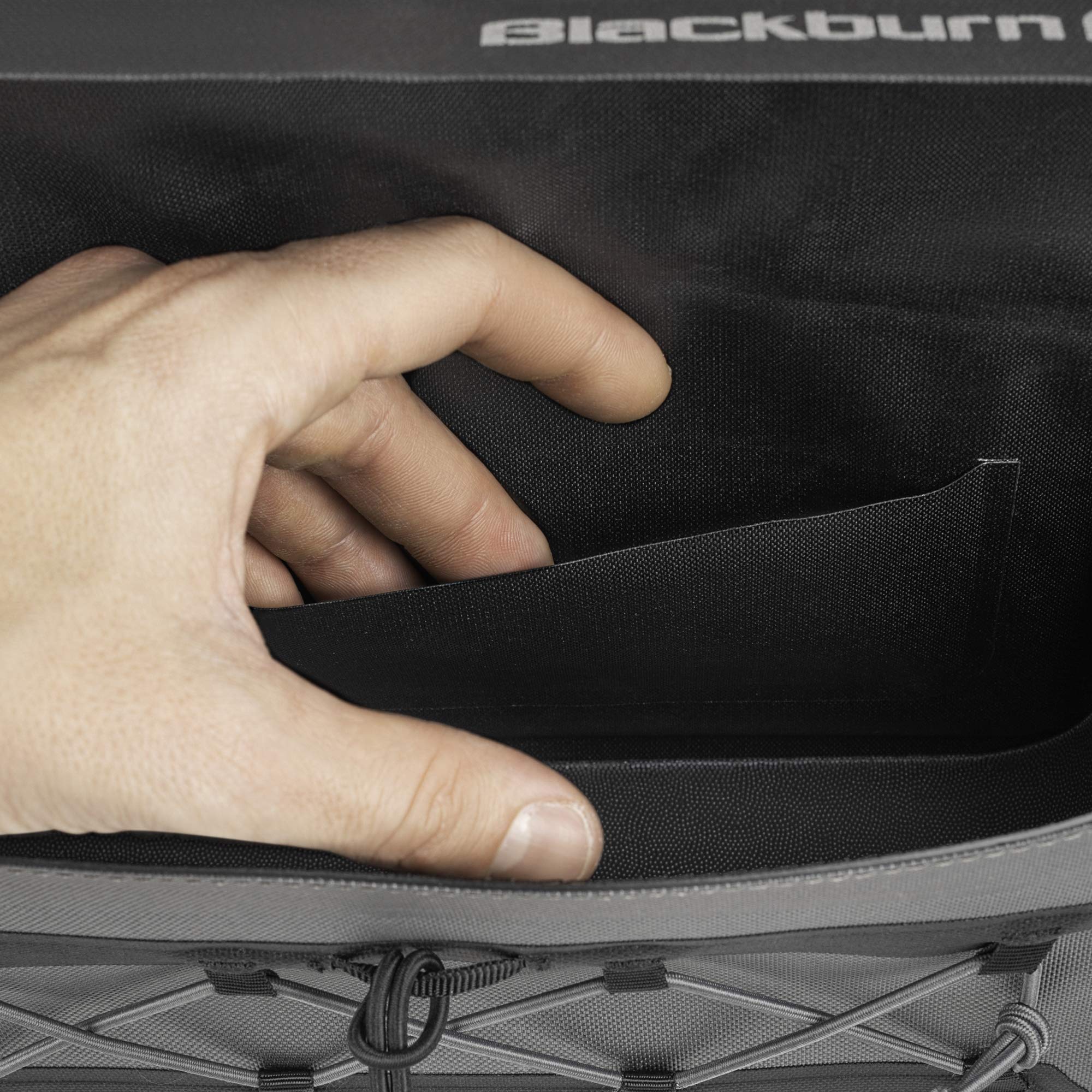 Blackburn Outpost Elite Hitchhiker Bike Bag (Black/Grey, One Size)
