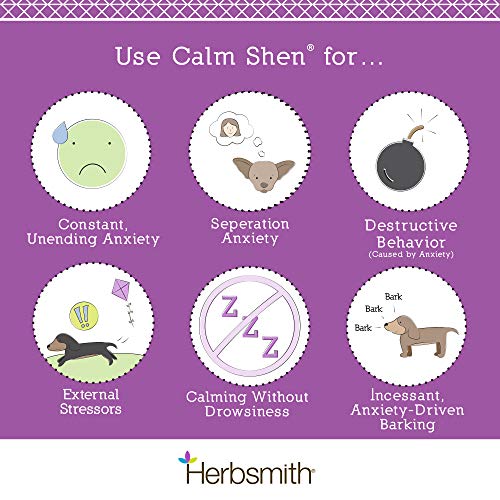 Herbsmith Calm Shen Herbal Blend for Dogs & Cats, 90 Tablets