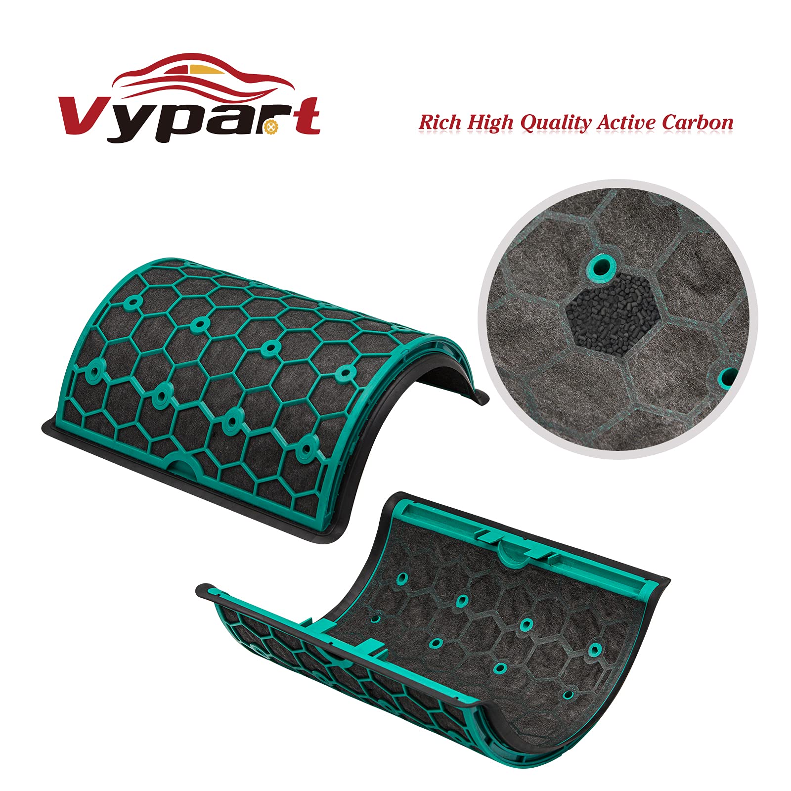 Vypart TP04 Filter Replacement fit For Filter,Replacement H13 Hepa Filter fit for TP04,HP04,DP04 Pure Cool Tower Series,1Pack Hepa Air Purifying Filter Set&1Pack Activated Carbon Pre-Filter Set