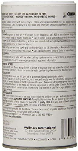 Zodiac Flea & Tick Powder for Dogs, Puppies, Cats & Kittens beige Small