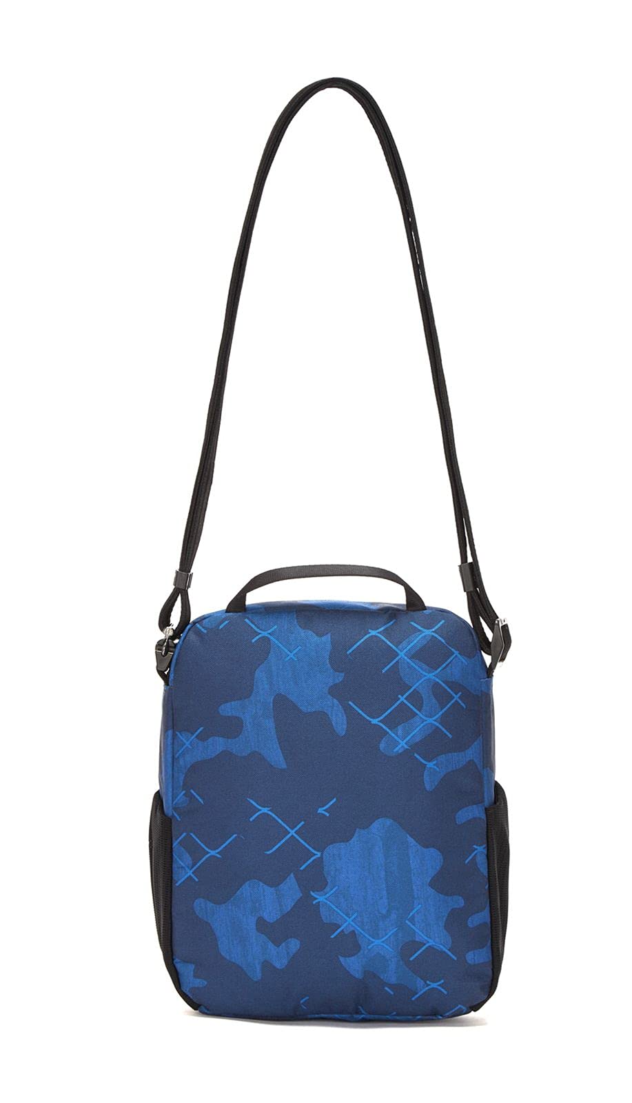 PacSafe Vibe 200 7.5 Liter Anti Theft Compact Travel Shoulder Bag-Fits 10.5 inch Tablet, Blue Camo