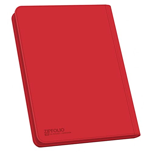 Ultimate Guard Zipfolio 360 β 18 Pocket Xenoskin Red