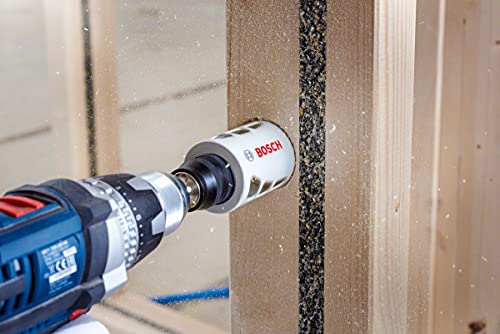 Bosch Accessories 9. Universal Hole Saw Set (Metal, Wood, Plastic, Diameter 24/27/32/35/40/52 mm, Impact Drill Accessories)