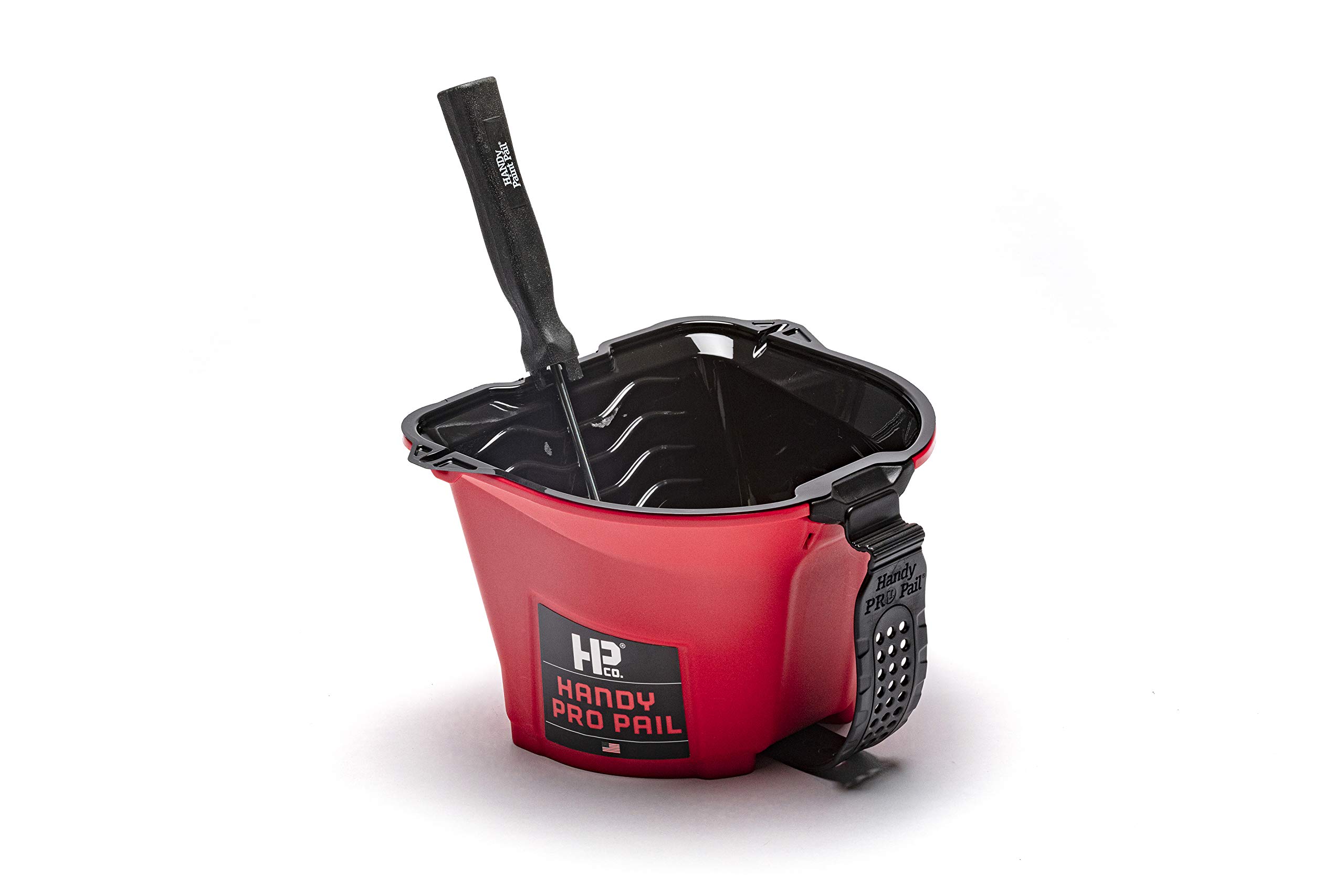 Handy Paint Pro Pail, Holds 1/2 Gallon of Paint or Stain, Accommodates up to a 6 1/2 inch Mini-Roller and 3 inch Brush