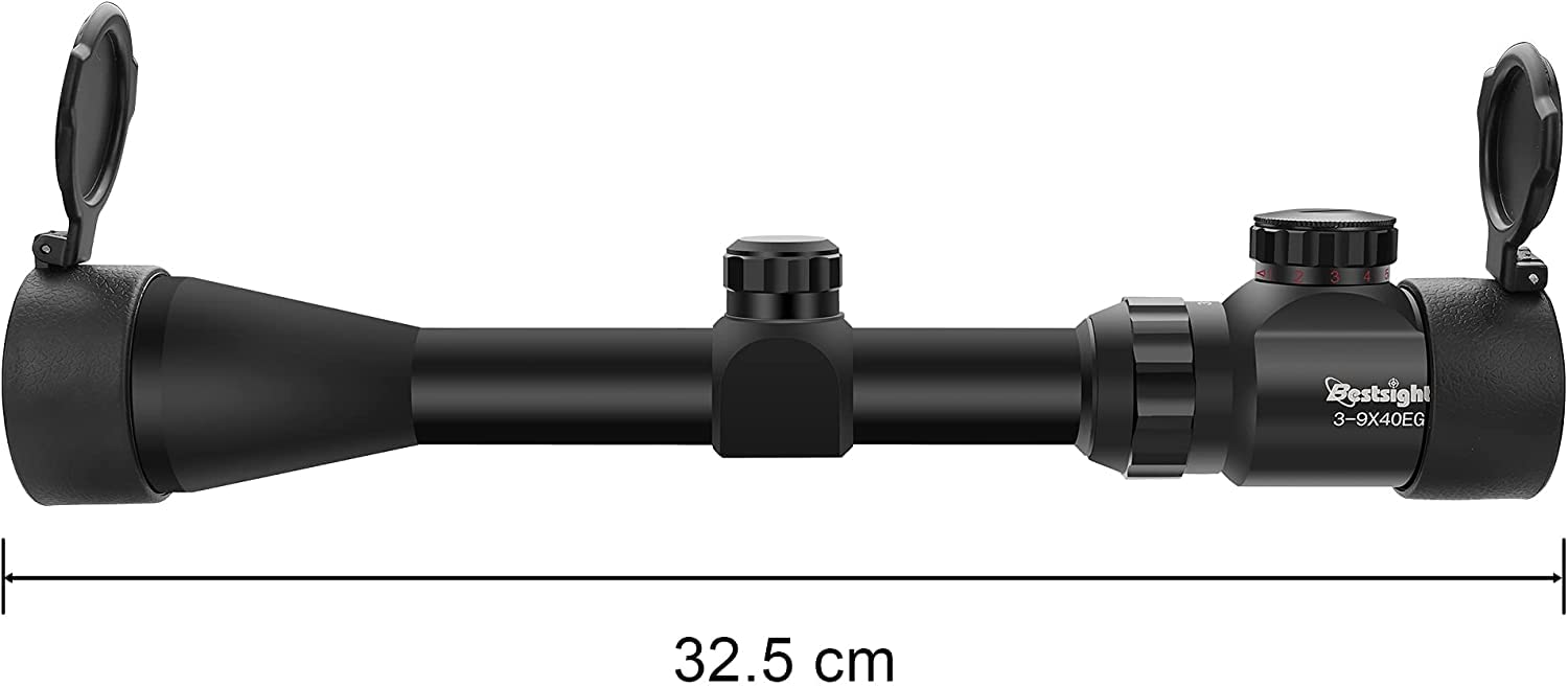 BESTSIGHT 6-24x50 Rifle Scope for Hunting Tactical 6-24X50 AOE Riflescope for Shooting with Red&Green Illuminated