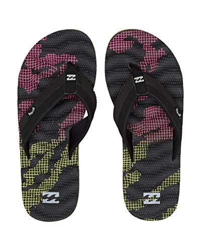 Billabong Men's Dunes Resistance Flip Flops, Black Black 19, 10.5 UK