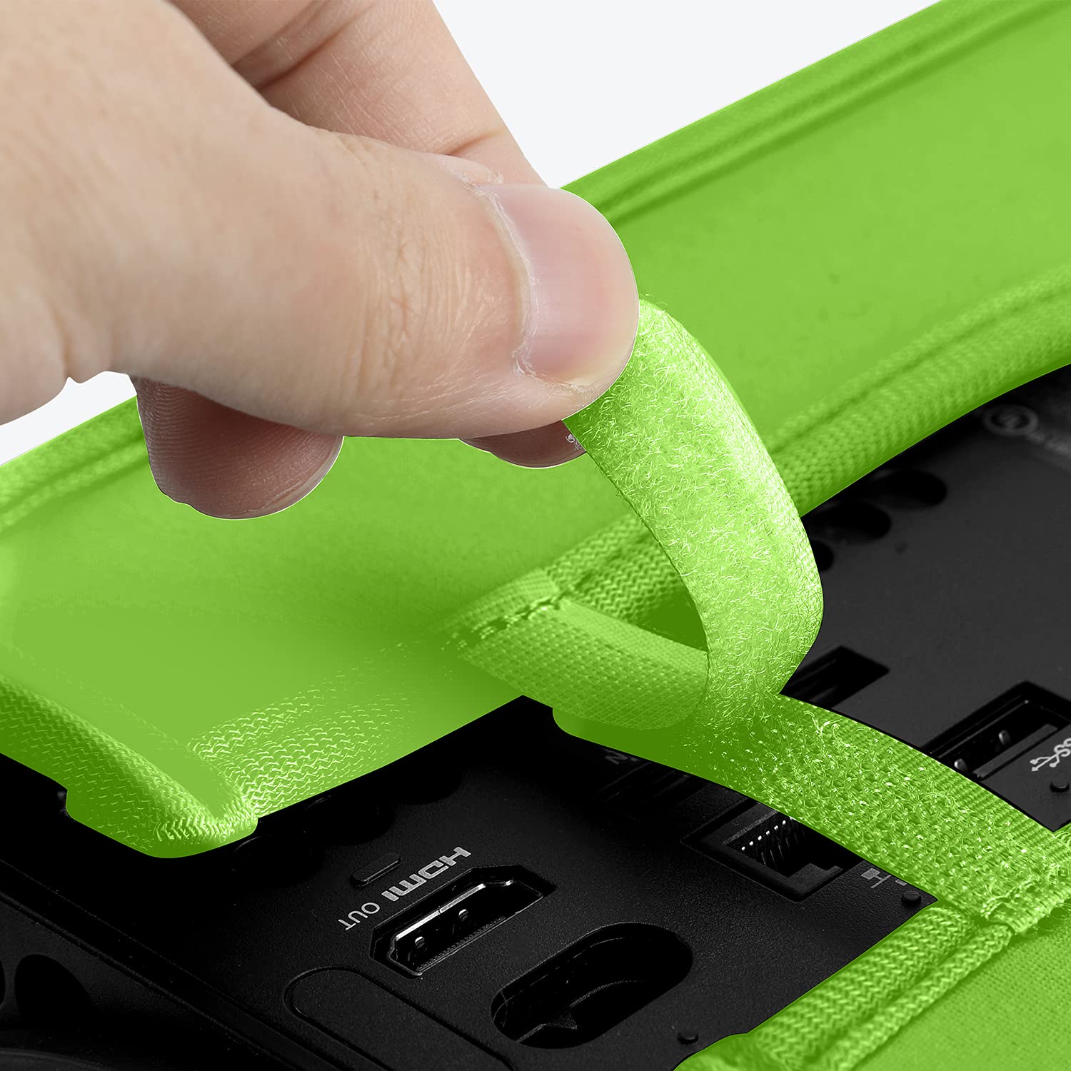 BUBM Dust Cover for Xbox Series X, Elastic Console Cover, Washable and Reusable Xbox Series X Dust Cover, Waterproof Xbox Series X Case, 6.3 x 11.4 x 6.3 Inches, Green