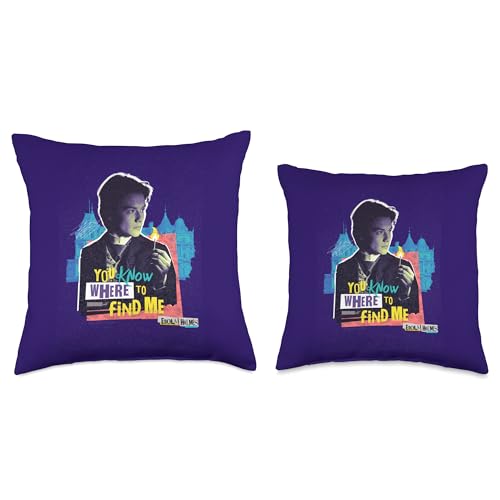 Enola Holmes Tewkesbury (Louis Partridge) -Find Me Throw Pillow, 18x18, Multicolor