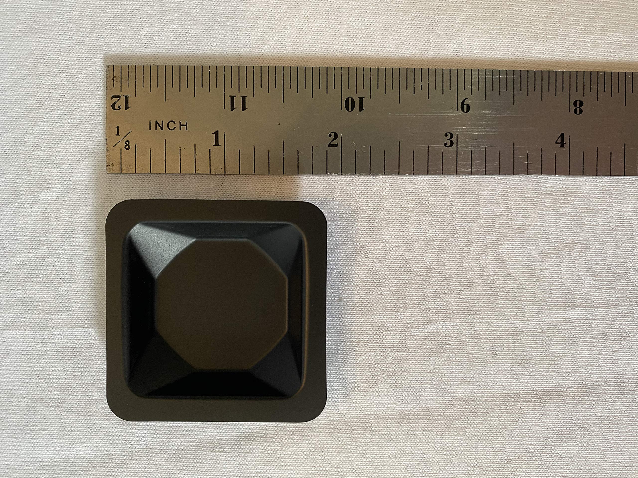 Standard Weighing Boats, W-S46-BK-50, 46mm, Small, Black, Pack of 50