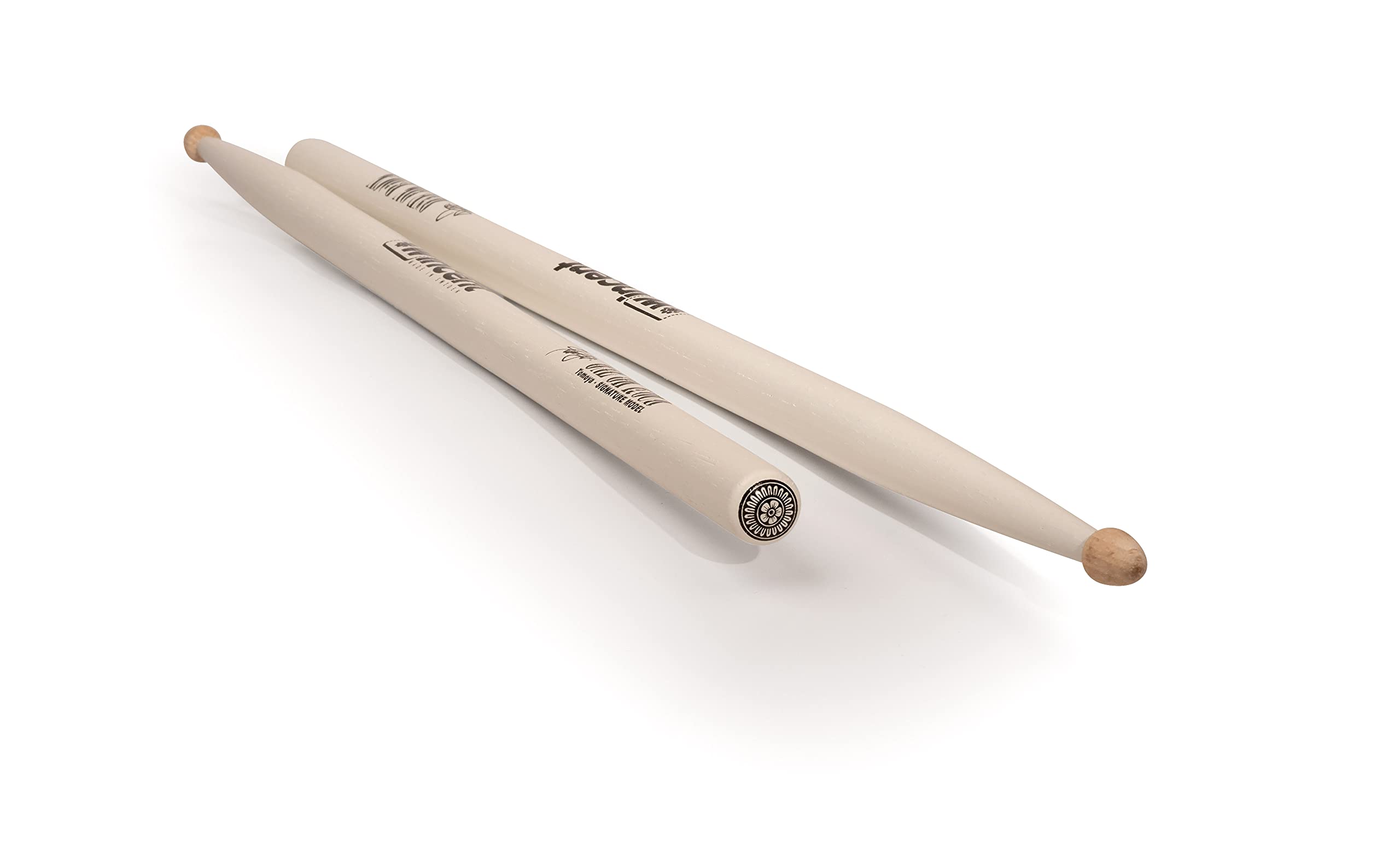 Wincent Drumsticks Tomoya WTYSCWII 5A Speed 5B Power Signature Hickory Drumsticks, White 1 Pair