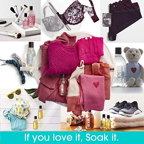 Soak Laundry Soap โ No Rinse, Plant Derived Hand Wash Detergent - 375 ml / 12 fl. oz, 75+ Washes (Fig)
