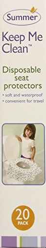 Summer Keep Me Clean Disposable Potty Protectors Travel Pack, 20-Count