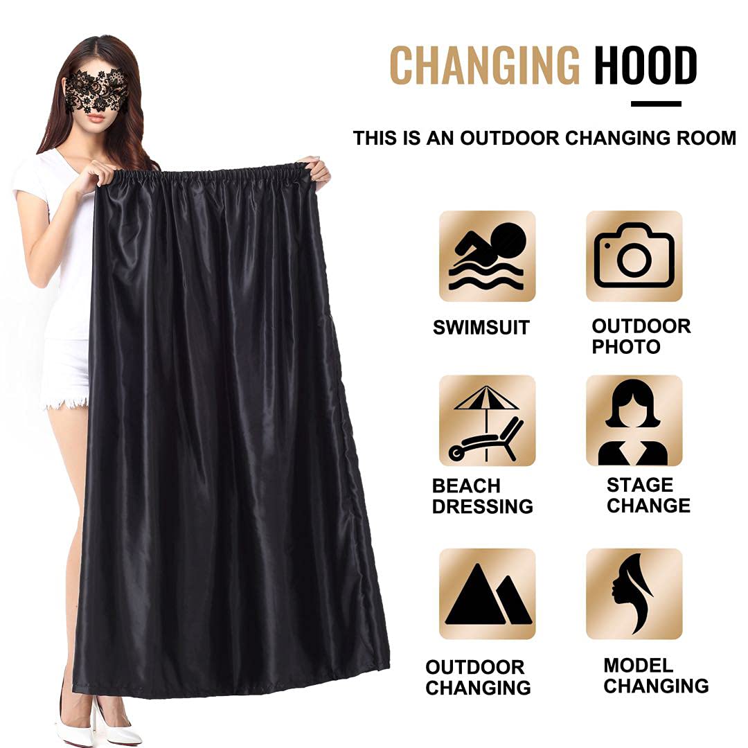 by Unbranded Portable Changing Room Changing Cover-Ups Instant Shelter Beach Dressing Cover Cloth for Swimming Changing, Beach Changing, Dancer Dressing Room, Surfer Gifts
