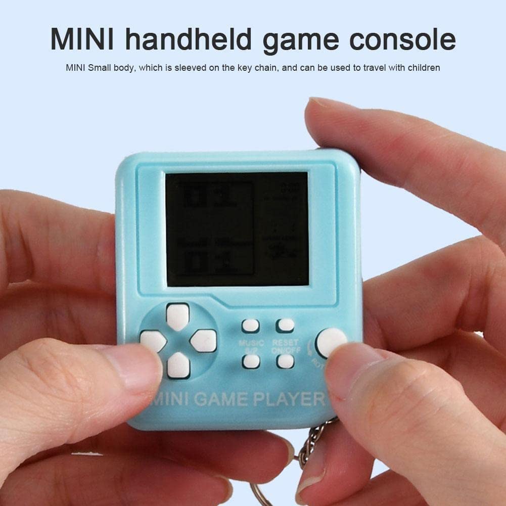 Children's Nostalgic Small Handheld Keychain Game Machine with Classic Mini Game Funny for Children Toys Portable Gifts Birthday