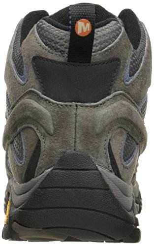 Merrell Women's Moab 2 Mid Waterproof Hiking Boot, Granite, 8 M US